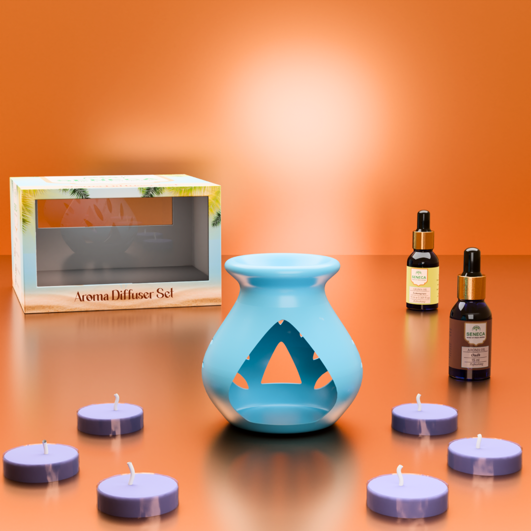 Aroma Diffuser Set - Rose Petals & Lemongrass – SENECA FRAGRANCE